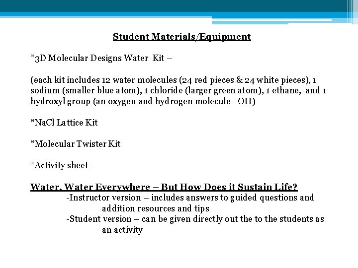 Water Essential Questions Whats so great about water