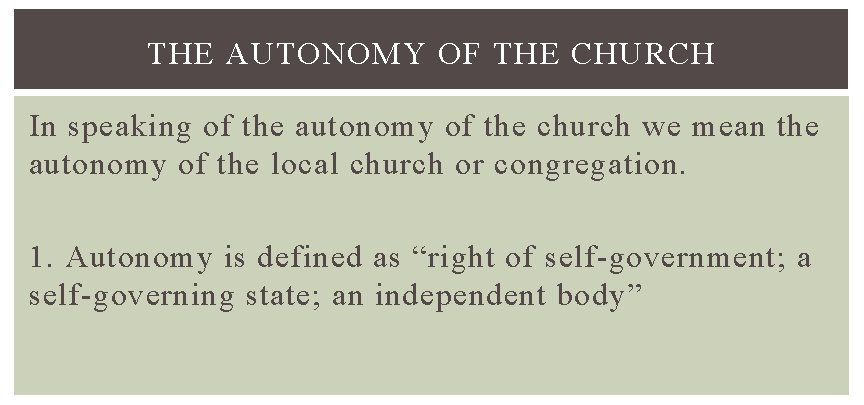 WHY I AM A MEMBER OF THE CHURCH