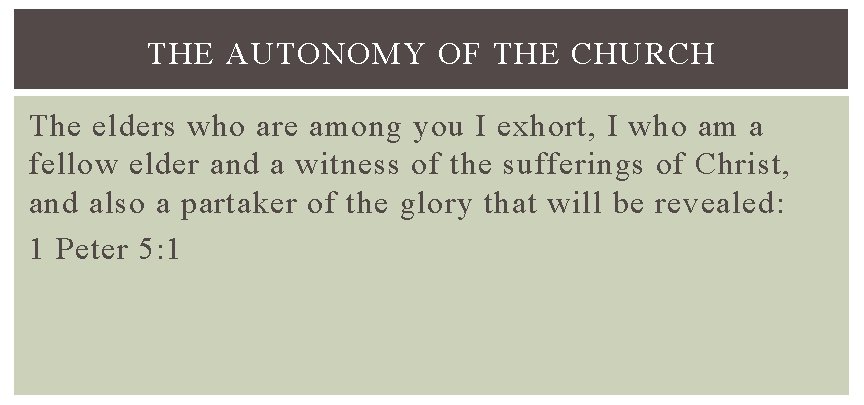 WHY I AM A MEMBER OF THE CHURCH