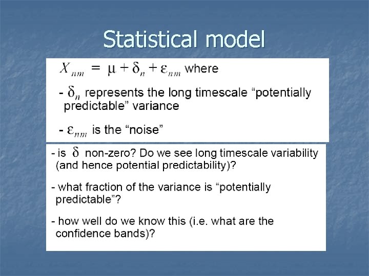 Decadal Multimodel Potential Predictability G J Boer CCCma