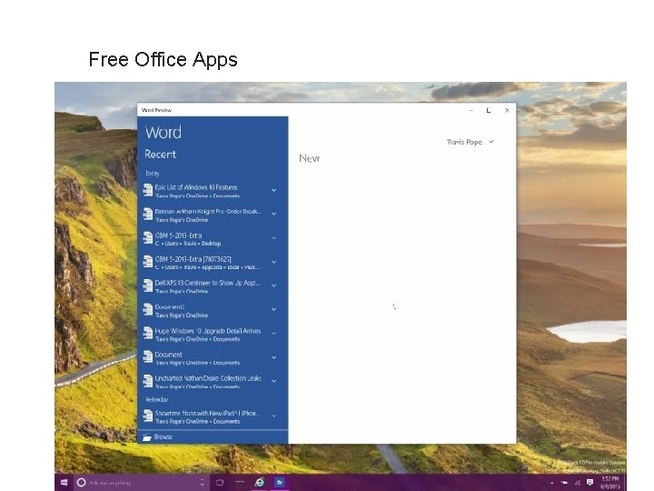 Windows 10 PC Tablet and Phone Working with