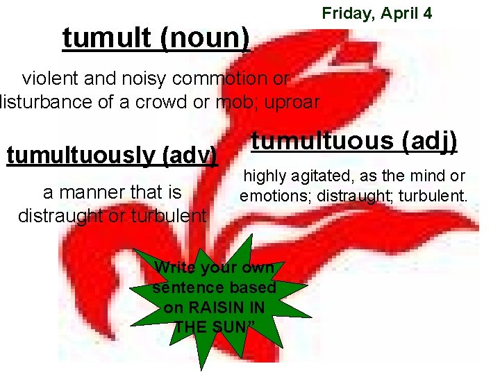 Bell Ringers Survey of Literature Week 9 Quarter