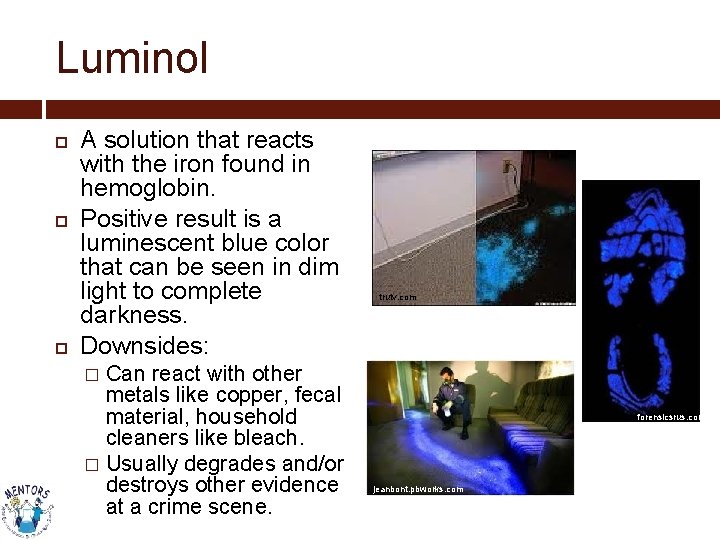 THE FORENSICS OF BLOOD Acknowledgement bloody 2 com
