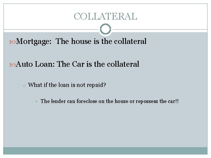 Borrowing Money Credit Borrowing Money PRINCIPAL The amount