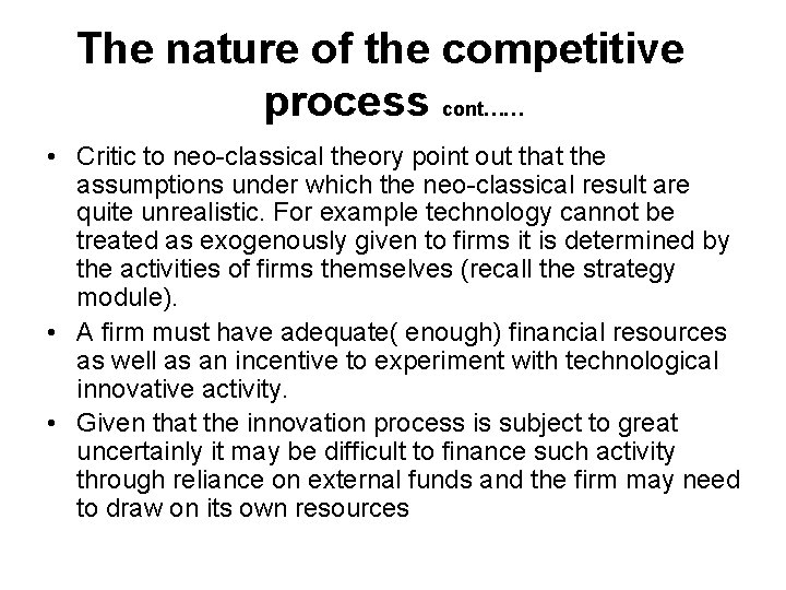 SECTION 2 Chapter 5 Competition policy By DAVID