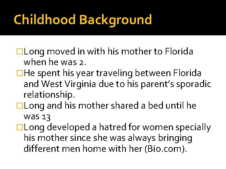 Robert Joseph Long Bobby Joe LongClassified Ad Rapist