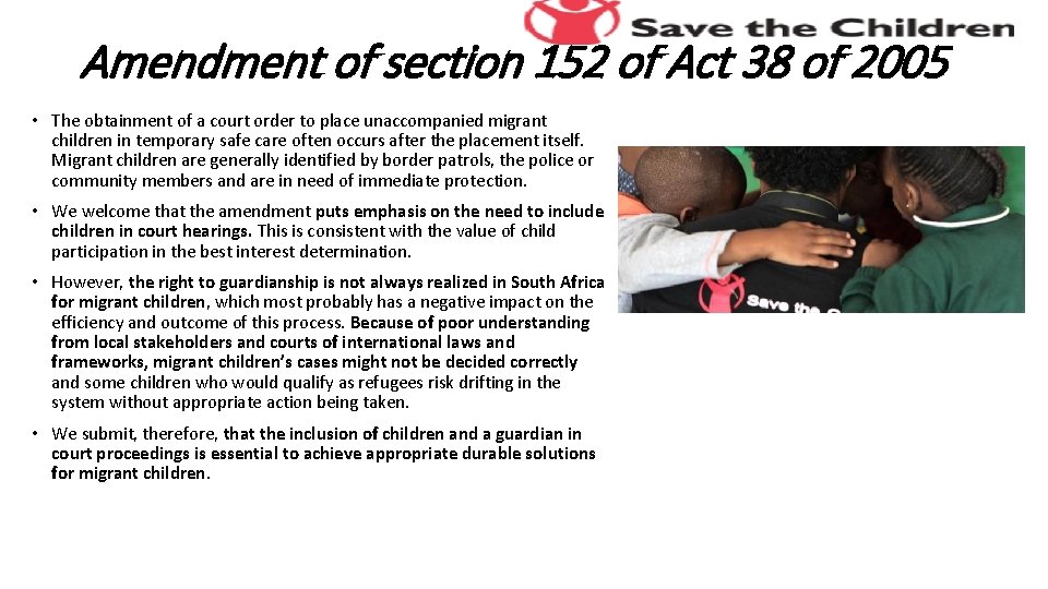 EVERY CHILD DESERVES A CHANCE Save the Children