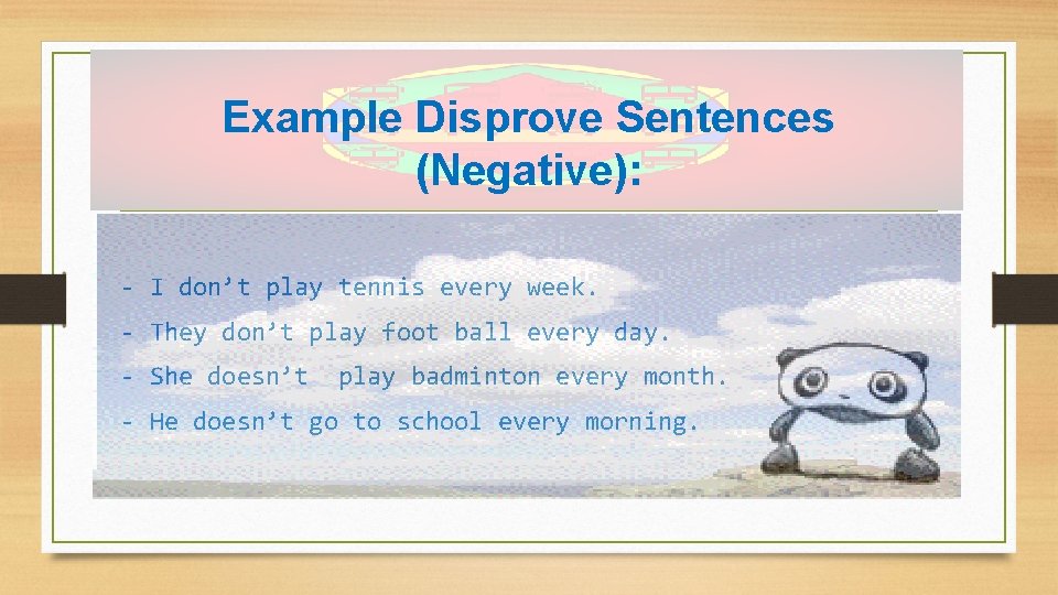 Grammar Simple Present Tense Created by Fauzan Syabanianto