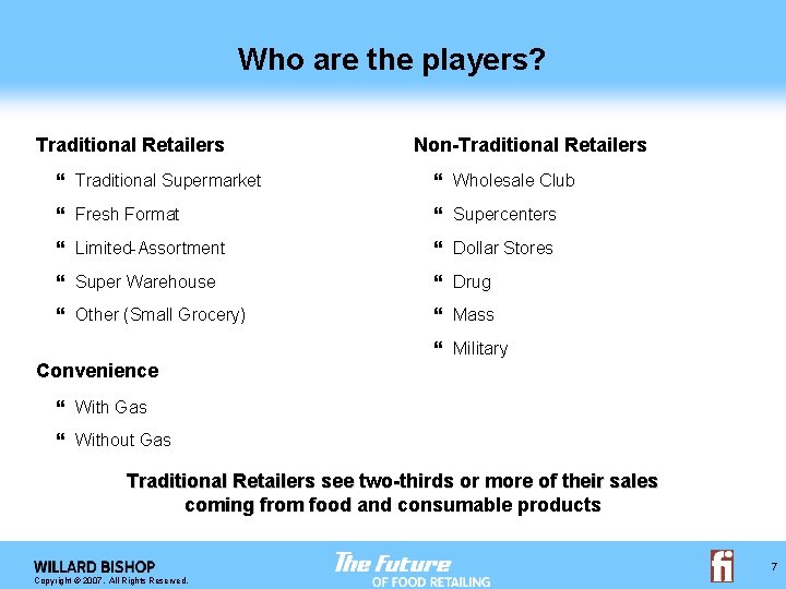 Are Traditional Retailers Turning the Corner Moderator Brian
