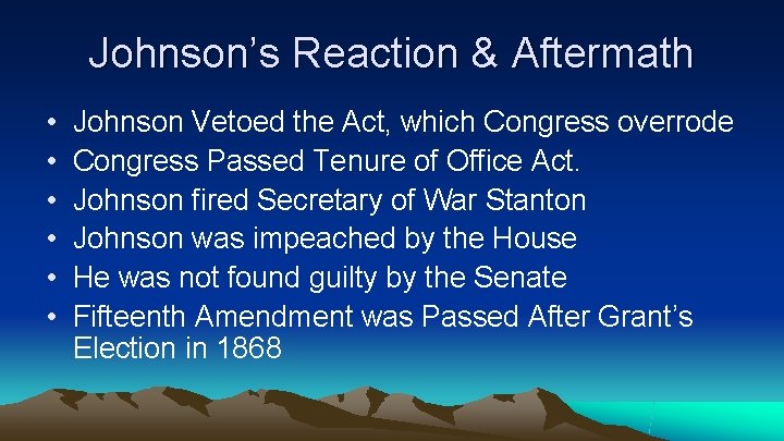 What were the Different Reconstruction Plans U S