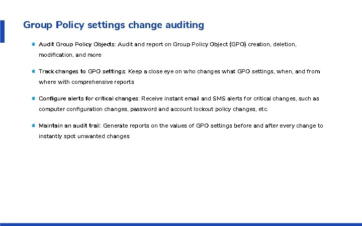 A UBAdriven change auditor Keep your Active Directory