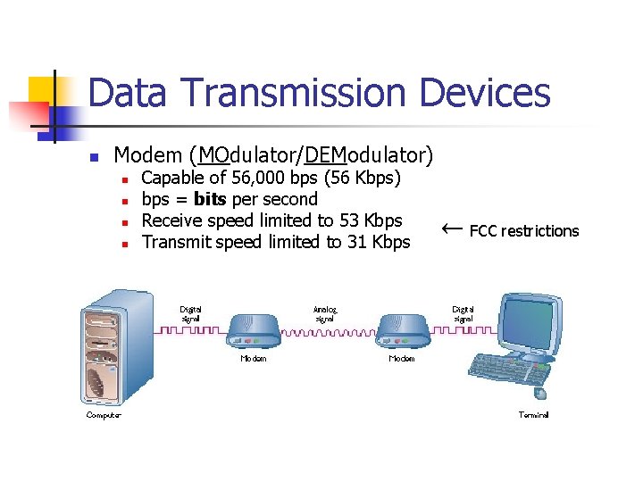 Chapter 7 Networking Computer Connections 1 Basic Components