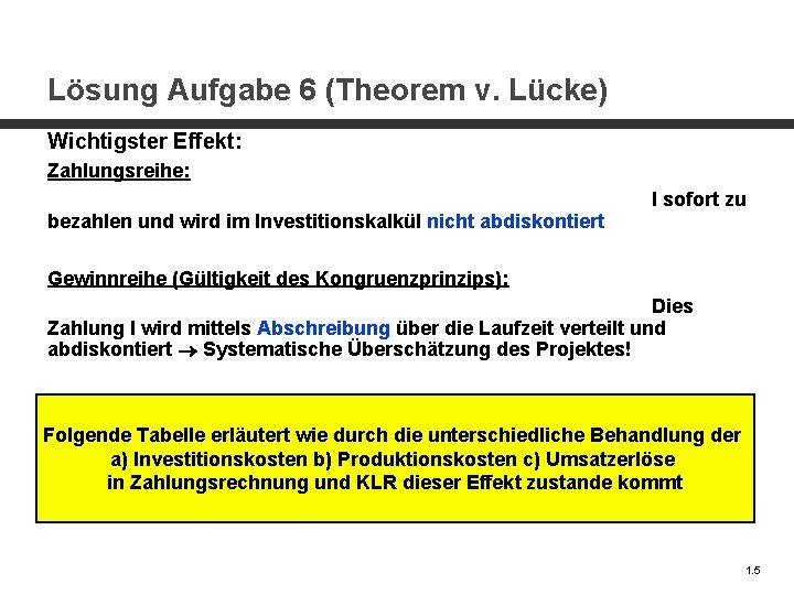 Lsung Aufgabe 6 Theorem v Lcke Teilaufgabe a