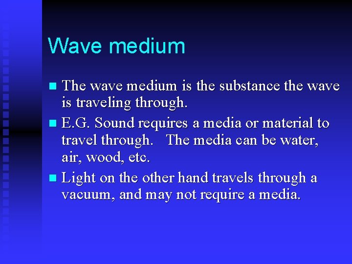 Chapter 6 Waves and Sound By Ray Merry
