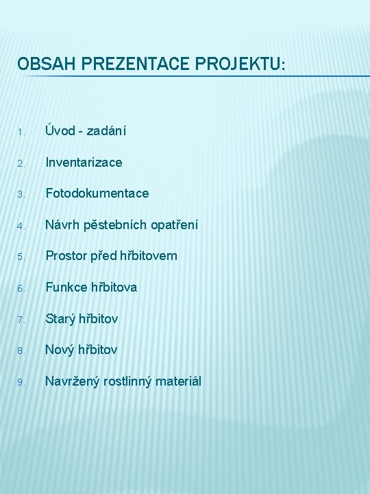 Projekt hbitova v Mladch Bukch VTEJTE NA PREZENTACI