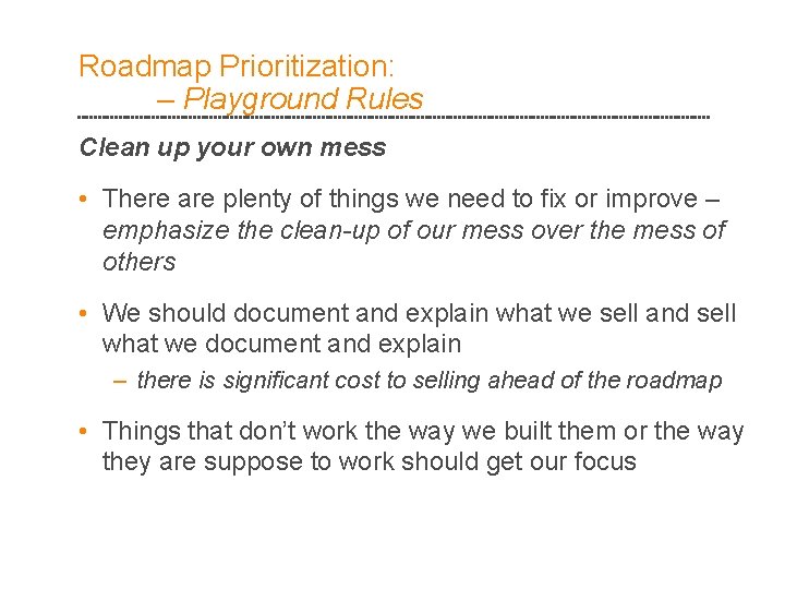 Agile Roadmap Prioritization Discussion Agile Roadmap Prioritization ...