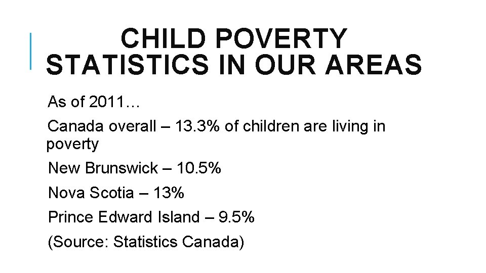 CHILD WELLBEING INITIATIVE Our National Project The Child