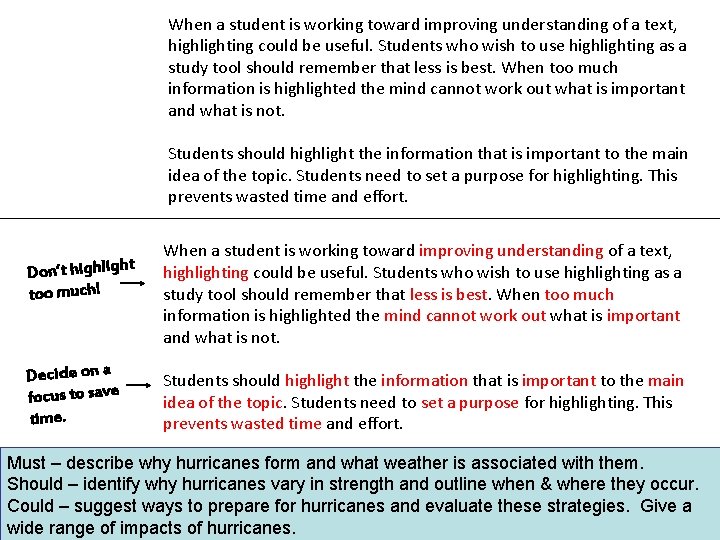 How to Highlight Text Research by the top
