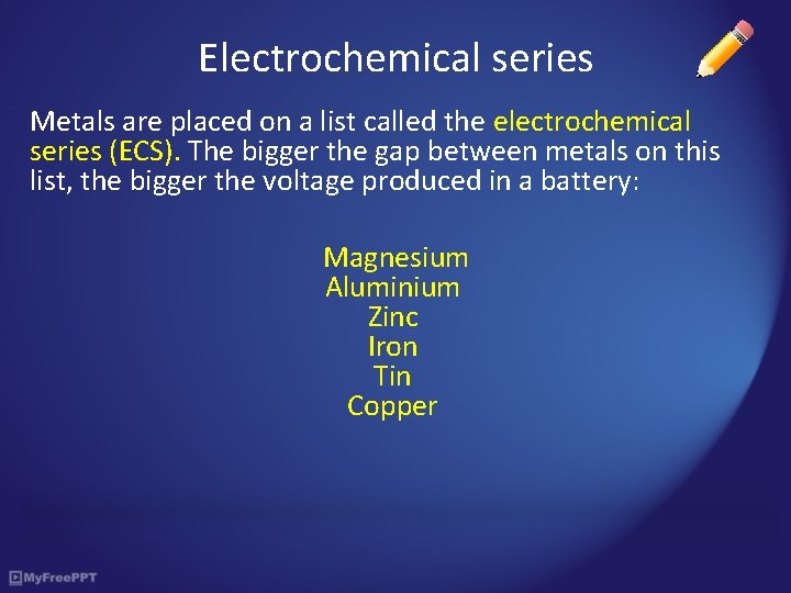 Electricity Lesson 10 More on Batteries Learning Intention
