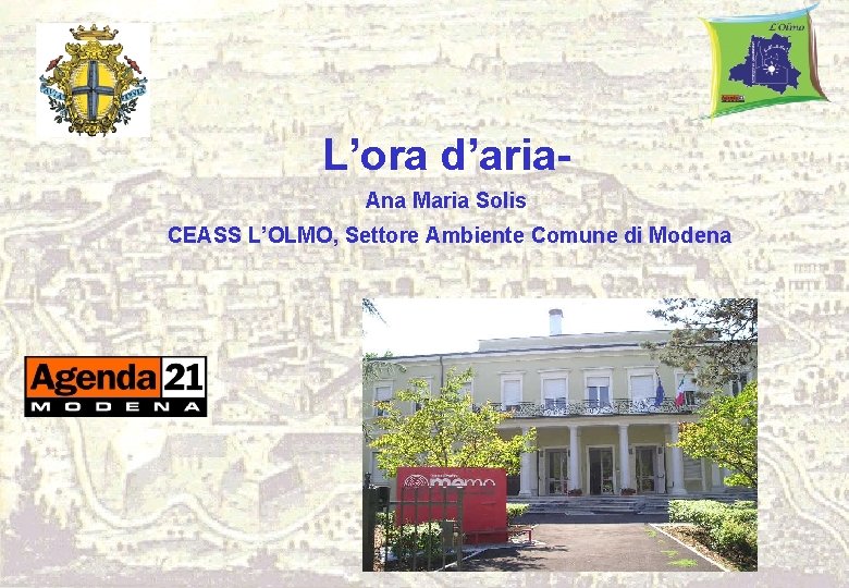 Lora daria Ana Maria Solis CEASS LOLMO Settore