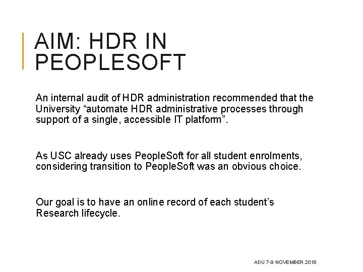 IMPLEMENTING RESEARCH TRACKING ON A TIGHT BUDGET SESSION