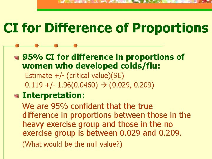 Comparison of Two Conditions for Binary Responses Two