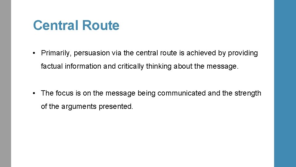 Attitude Change Through Persuasion Attitude Change Through Persuasion