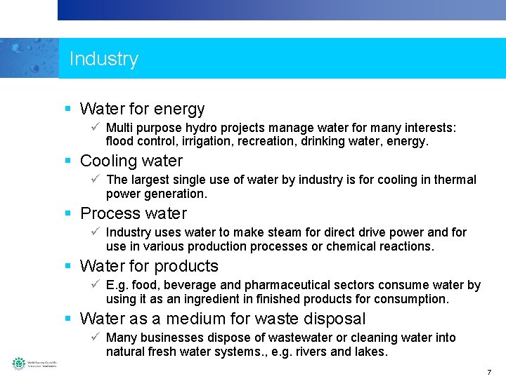 11 The Global Situation 22 The Big Water