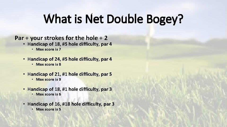 World Handicap System 2020 What it means to