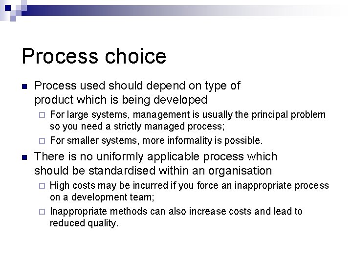 WXGE 6103 Software Engineering Process and Practice Process