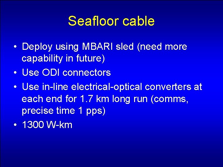 Mooring Sensor Network for Ocean Observatories Continuous Adaptive