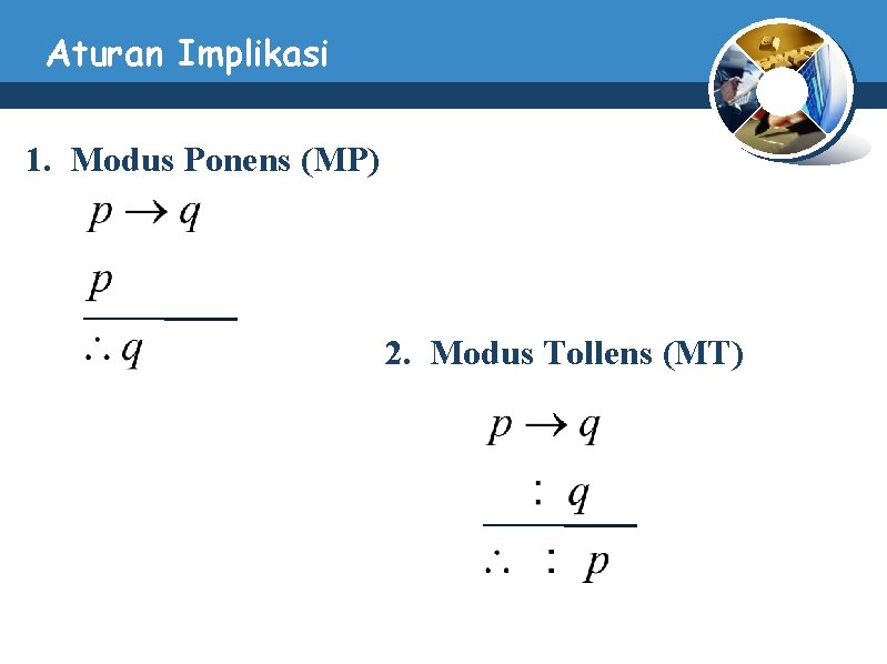 Pembuktian Langsung Dan Skema Penarikan Kesimpulan LOGO Oleh