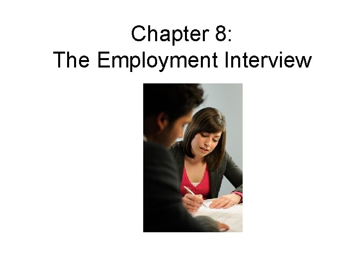 Chapter 7 Basic Information for All Types of