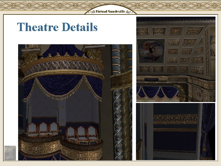 VIRTUAL VAUDEVILLE David Z Saltz Principal Investigator University