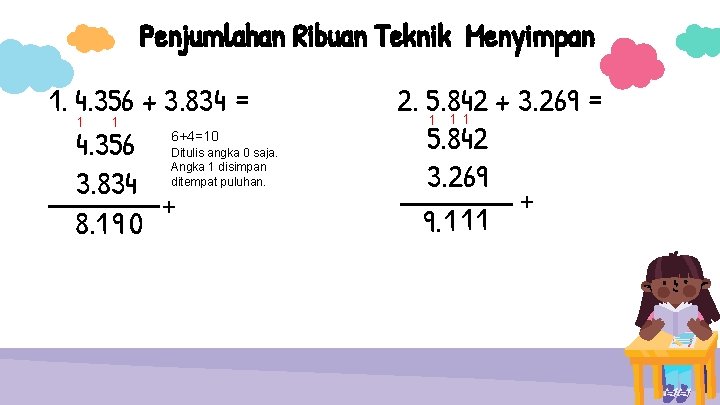 Penjumlahan Ribuan Start Penjumlahan Ribuan Tanpa Teknik Menyimpan