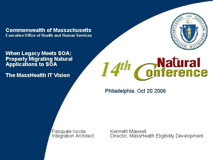 Commonwealth of Massachusetts Executive Office of Health and