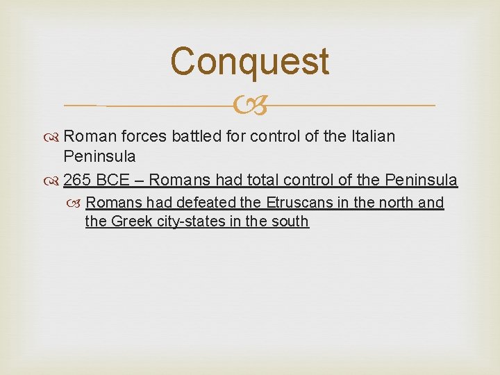The Spread of Roman Republic The Punic Wars