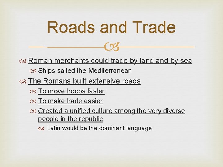 The Spread of Roman Republic The Punic Wars