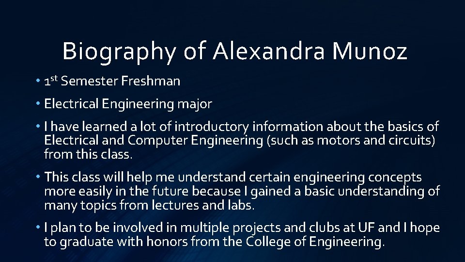 EGN 1935 ECE Adventures Team Gator Tales Robot