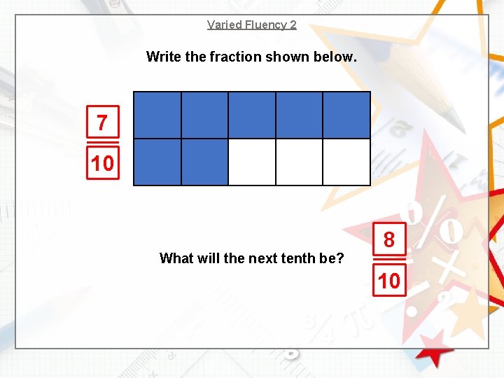 Week 7 Maths Lesson 2 Fractions Counting in