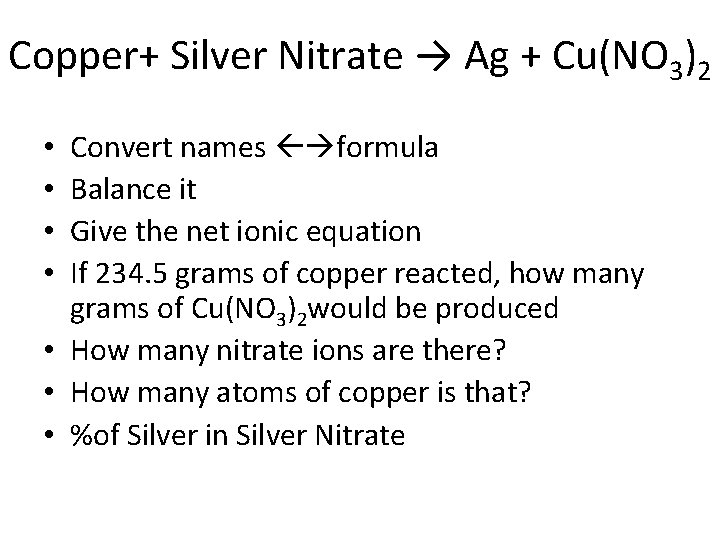 What youll be given Basic PT with masses