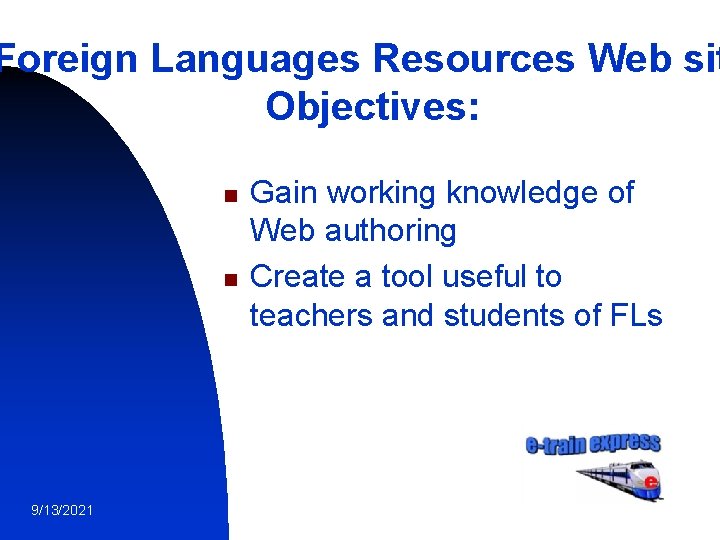 Foreign Languages Resources Web The Department of Modern
