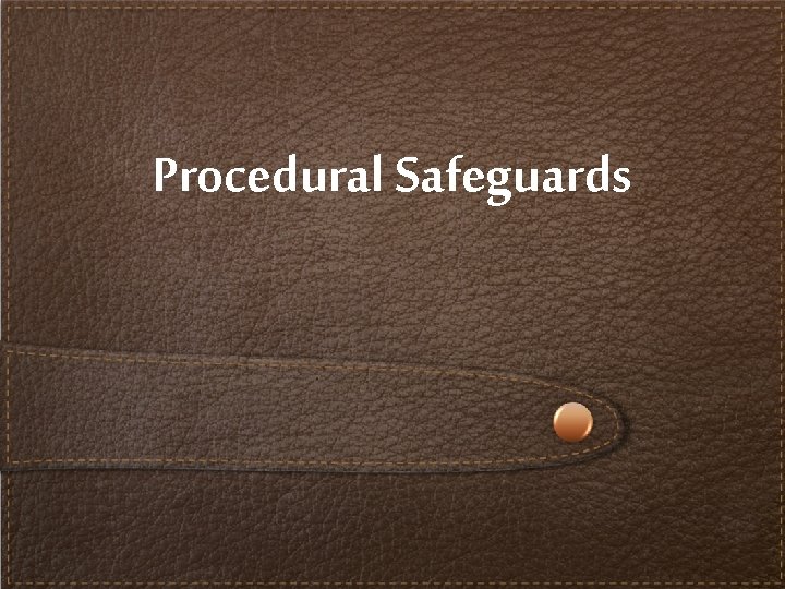 PUT AWAY THE PANIC BUTTON IMPLEMENTING THE NEW