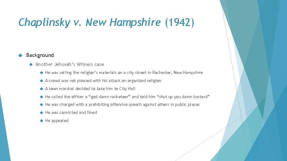 Lecture 16 Chapter 5 Speech Clauses IV Public