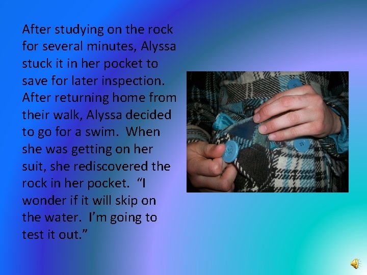 Pool Stone Story by Emma Lowery Retold by