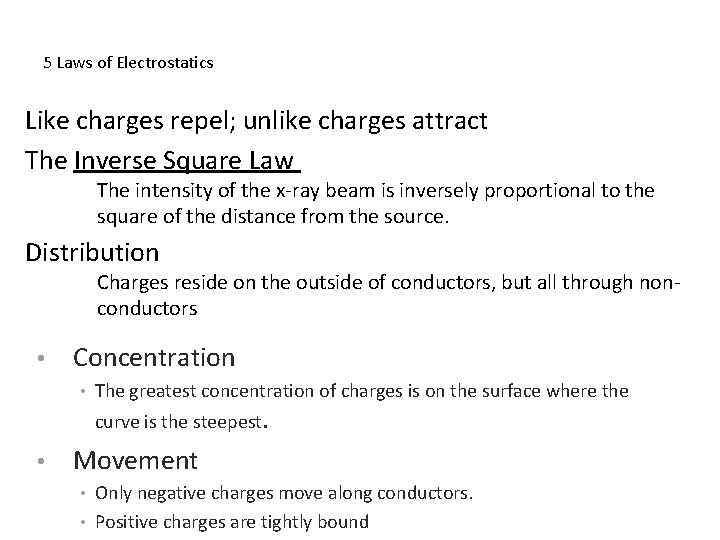 Chapter 3 Electrostatics and Energy Matter the substance