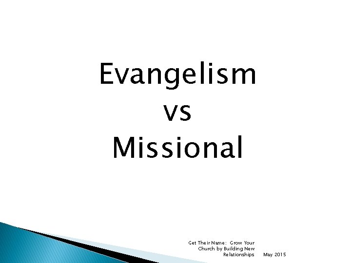 Get Their Name Grow Your Church by Building