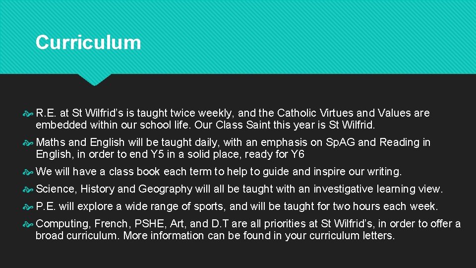 Beginning Year Five The Year 5 Team Class