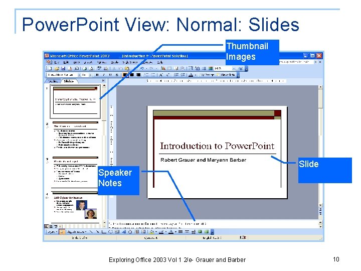 Exploring Microsoft Power Point 2003 Chapter 1 Introduction
