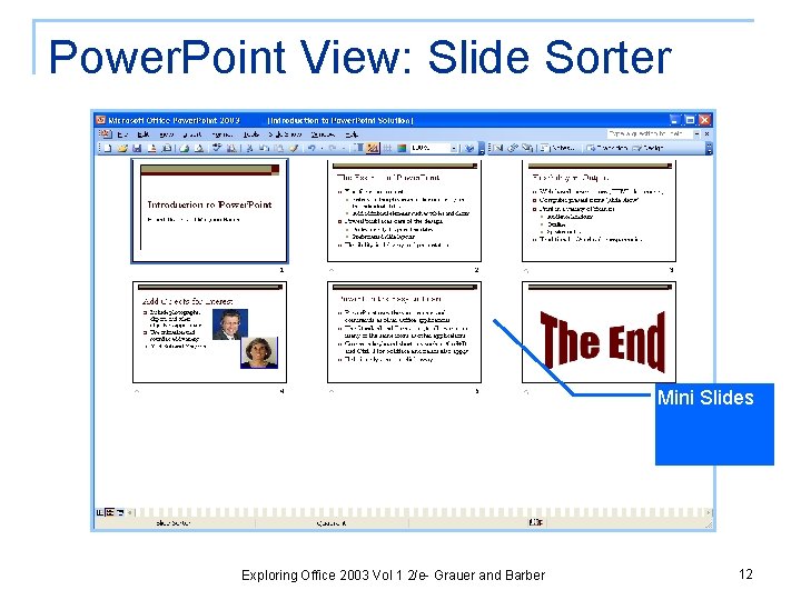 Exploring Microsoft Power Point 2003 Chapter 1 Introduction